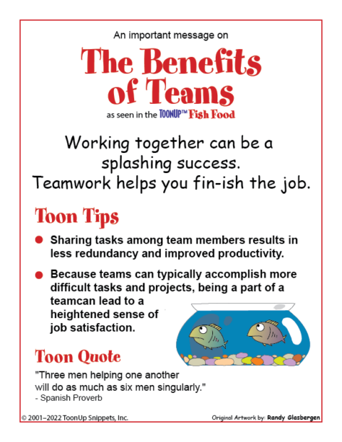 Benefit of Teams | ToonUps
