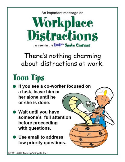 Distracting Co-workers | ToonUps