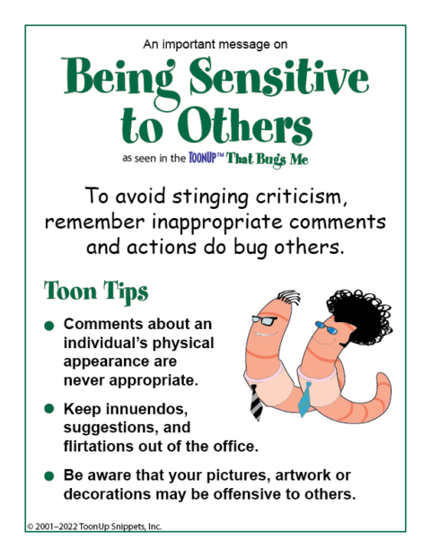 Being Sensitive to Others | ToonUps